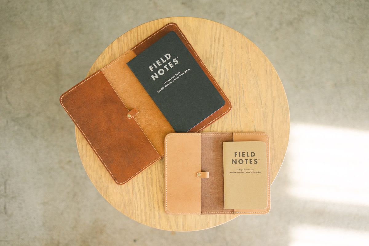 Large Field Notes Journal Cover- Camel – The Little Design Co