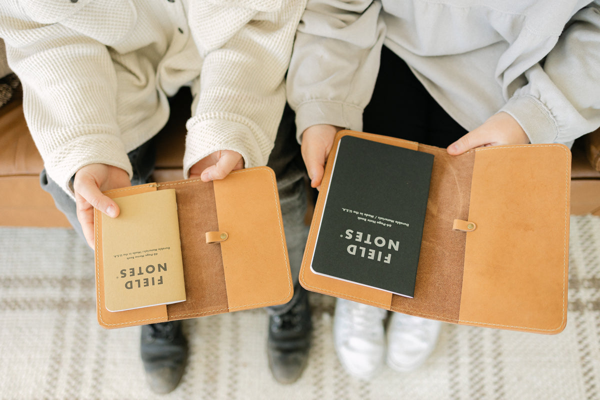 Large Field Notes Journal Cover- Honey – The Little Design Co