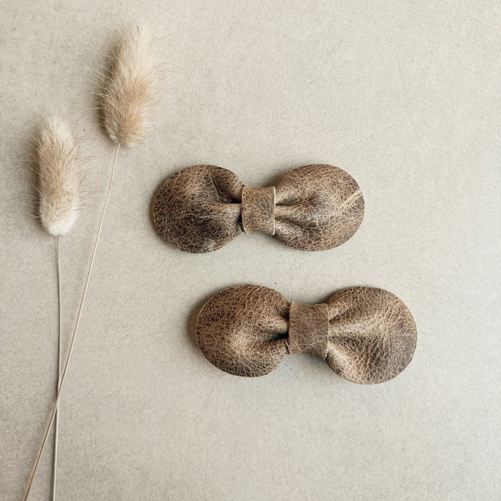 Leather Bows – The Little Design Co
