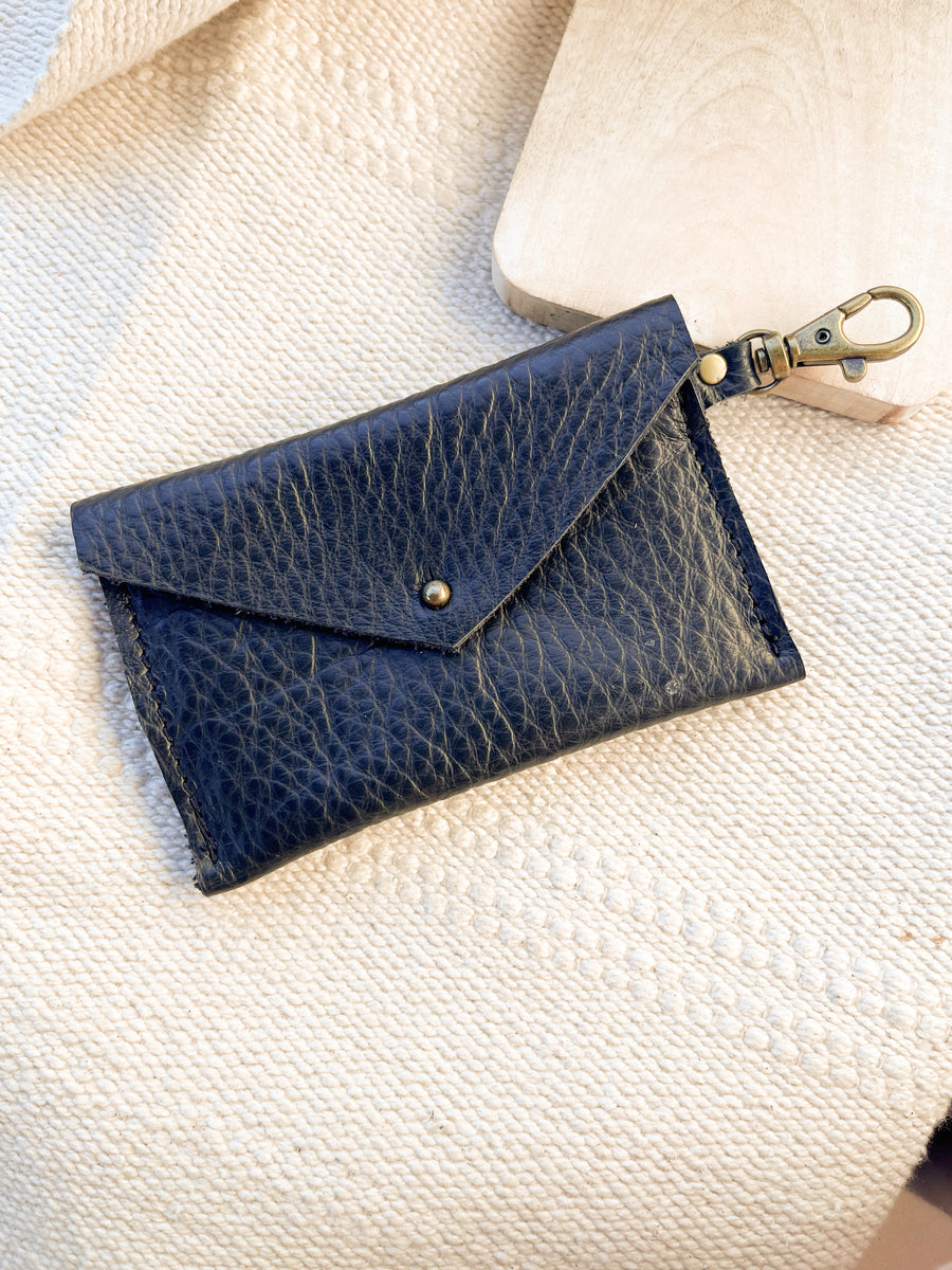 Mini Key Chain Wallet // Black – The Little Design Co